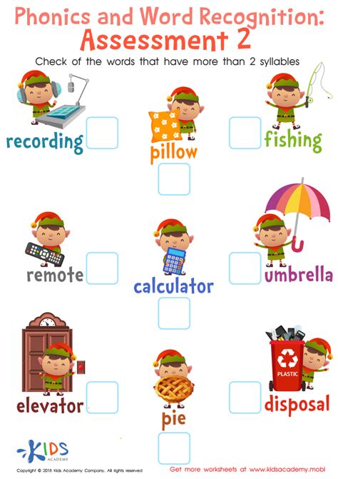 3rd Grade Phonics Worksheets