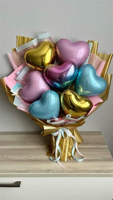 Букет радужный из воздушных Шаров En 2024 Decos