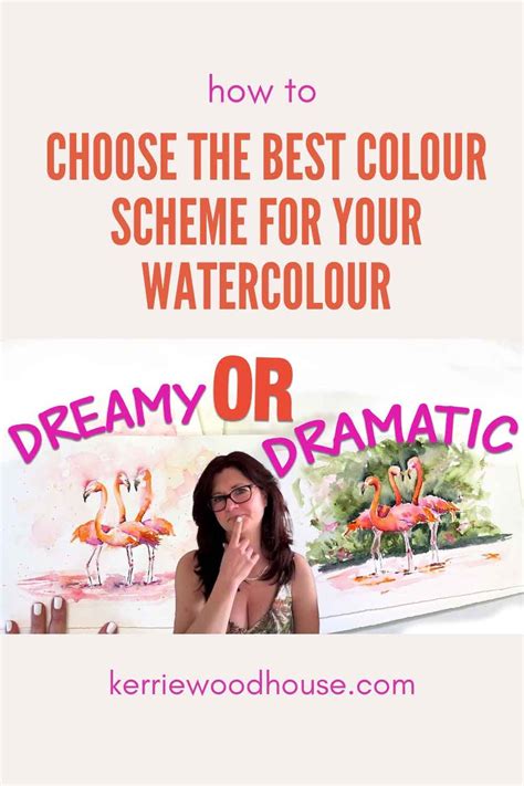 Analogous Colours Vs Complementary Contrasts A Watercolour Adventure — Kerrie Woodhouse Easy