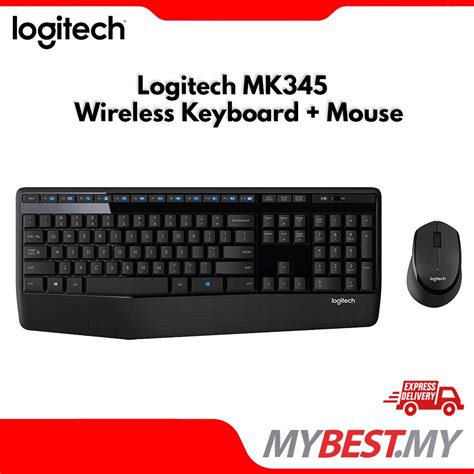 Logitech Mk345 Wireless Keyboard Mouse [combo] Shopee Malaysia