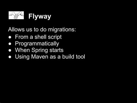 Database Migration With Flyway Pdf Databases Computer Software