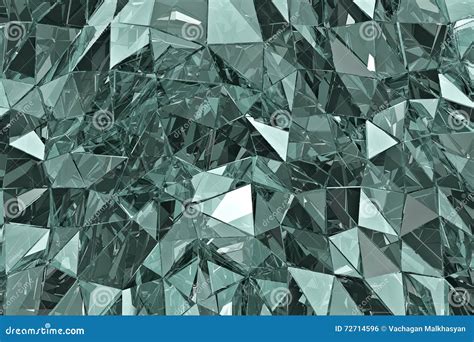 Abstract Glass Background 3d Render Polygonal Surface Stock Illustration Illustration Of