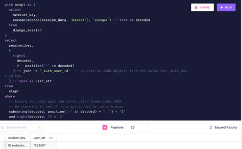 在 PostgreSQL 中解码 Django Session Miigon s blog