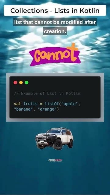 18 Kotlin Lists Explained In 1 Minute 💡 Backtocoding Shorts Youtube