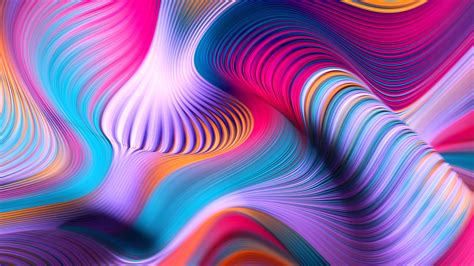 Colorful Abstract Waves 4k Wallpapers Wallpaper Cave