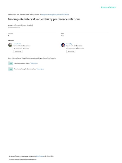 Incomplete Interval Valued Pdf Function Mathematics Interval