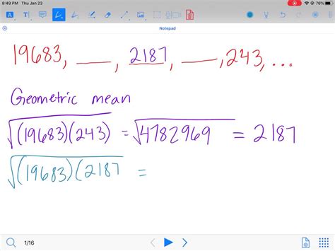 Solved Find The Missing Terms Of Each Geometric Sequence Hint The