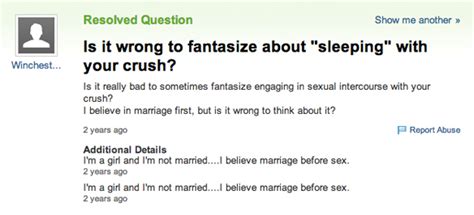 Mind Numbingly Stupid Sex Questions People Actually Had To Ask On Yahoo Answers Thought