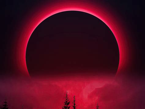 Red Eclipse Wallpapers Top Free Red Eclipse Backgrounds Wallpaperaccess