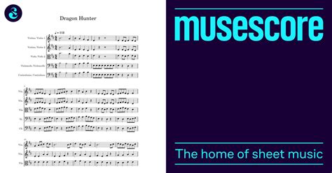 Dragon Hunter Richard Meyer Sheet Music For Contrabass Violin Viola