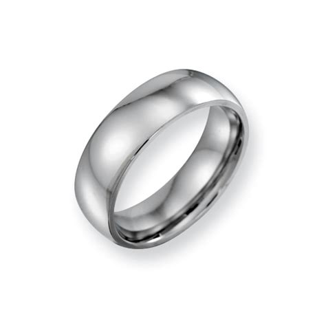 Cobalt 7mm Domed Polished Wedding Band Cc27 Joy Jewelers