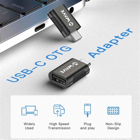 Wave Gbps Data Transfer Usb Gbps Type C Male To Usb A Female Otg Adapter Converter Usb