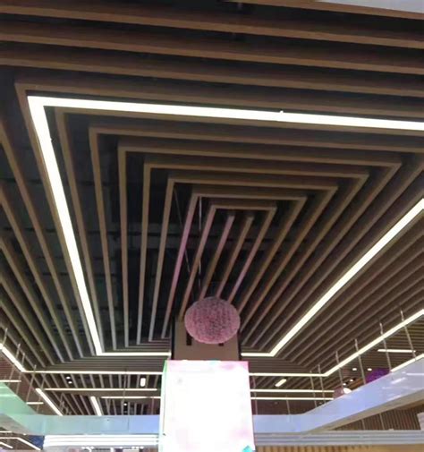 Strip False Ceiling Tile Hollow Ecological Wood Batten Engineered Buy