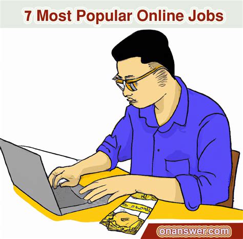 the 7 most popular online jobs that can help you earn a decent income onanswer
