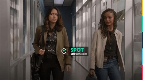 Veronica Beard Myla Dickey Olive Satin Blazer Worn By Angela Lopez