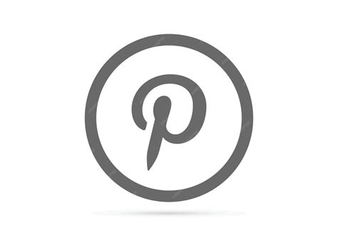 Premium Vector Pintrest Logo Social Media Logo Pintrest Icon Pintrest