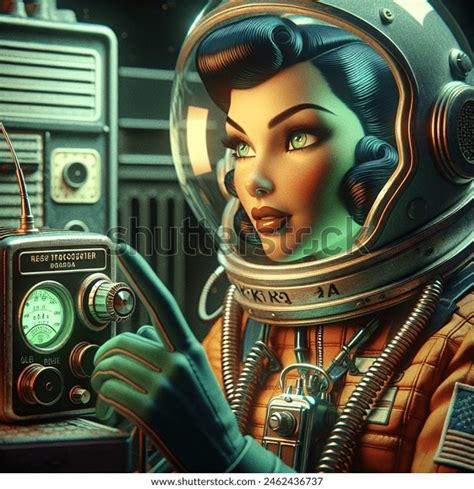 Vintage Pinup Style Generate Image Space Ai Generated Image 2462436737 Shutterstock