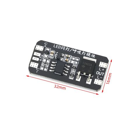 3 24v Breathing Lamp Module Led Light Gradually Turn Off And Gradually Turn On Mode Roboticsdna