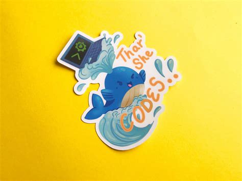 Docker Stickers Cute Computer Science Programming Laptop Etsy