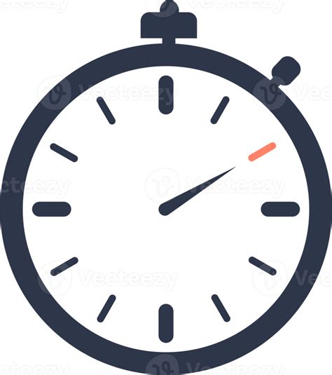 Free 10 Second Timer Display In Flat Style Countdown Time Counter In Circle 12871578 Png With