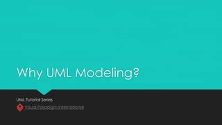 Why UML Modeling PDF