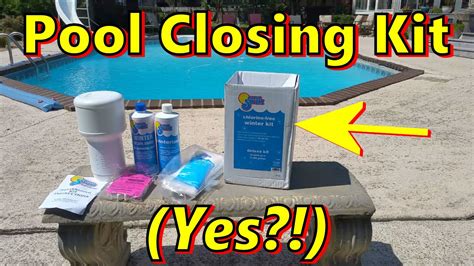 Or No In The Swim Pool Closing Kit Winterizing Chemicals Youtube