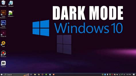 How To Enable Dark Mode Windows 10 Youtube