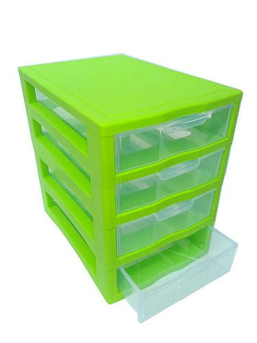 Купити Комод міні пластиковий 4 яруси 25 5 Х 18 5 Х 26 см Алеана зелений ціна 391 грн Prom