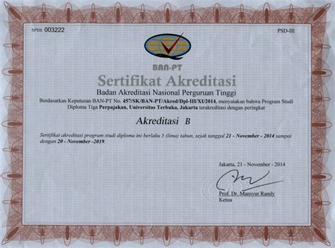 Akreditasi Website Official Ut Medan