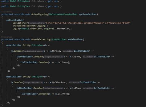 Multiple Entities Owning The Same Object Hierarchy Breaks Migrations · Issue 26333 · Dotnet