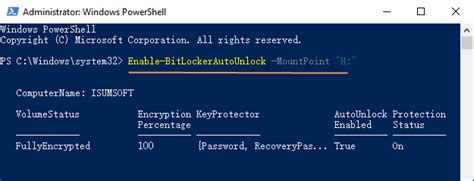 Enable Or Disable Bitlocker Auto Unlock For Drive