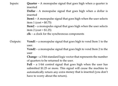 Solved Please Help Me Draw A Data Path And A Moore Fsm
