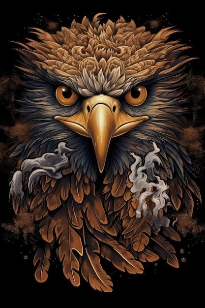 Premium Ai Image Angry Eagle Logo