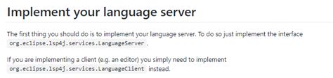 Is There A Hello World About How To Finish A Language Server With Lsp4j · Issue 372