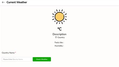 How To Build Weather App Using HTML CSS And JavaScript Coding World