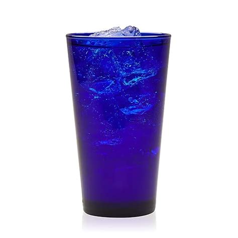 Cobalt Blue Drinking Glasses Classic Design Flare