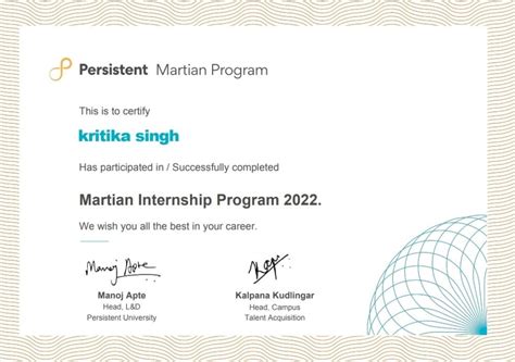 Kritika Singh On Linkedin Persistentsystems Internship