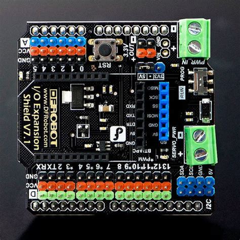 gravity io expansion shield for arduino v7 1 the pi hut