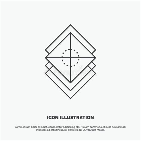 Arrange Design Layers Stack Layer Icon Line Vector Gray Symbol For Ui And Ux Website Or