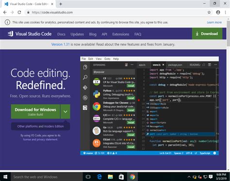 Visual Studio Code For Windows