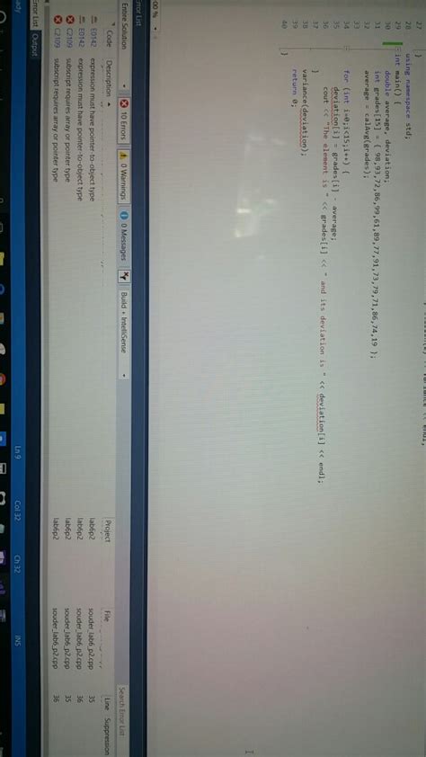 Solved Using Namespace Std 29 Eint Main F Double Average