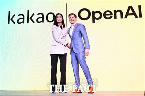 손 맞잡은 카카오 오픈ai카나나 서비스에 오픈ai 적용 Tf사진관 포토 기사 더팩트