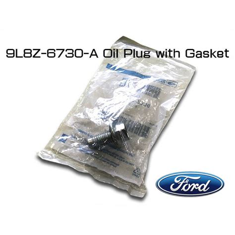 【楽天市場】FORD純正エンジンオイルドレンプラグ（ガスケット付き）9L8Z6730A フォード マスタング エクスプローラー エコノライン ...