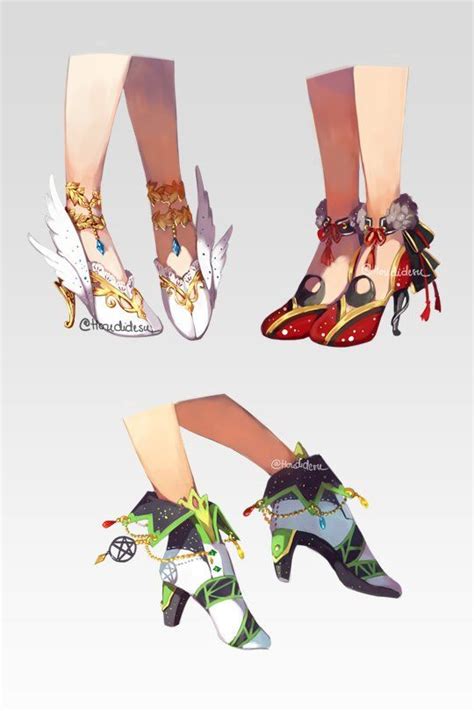 【24000rt】魔法少女みたいなオリジナルの靴のデザインイラストが可愛すぎて本当に売ってほしいレベル Zapatos Dibujos