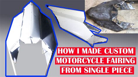 Homemade Motorcycle Fairing From Single Shhet Diy Custom Motorcycle
