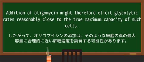 【英単語】oligomycinを徹底解説！意味、使い方、例文、読み方 おもしろい英文法