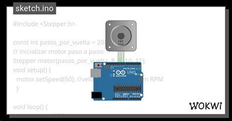motor stepper2 wokwi esp32 stm32 arduino simulator