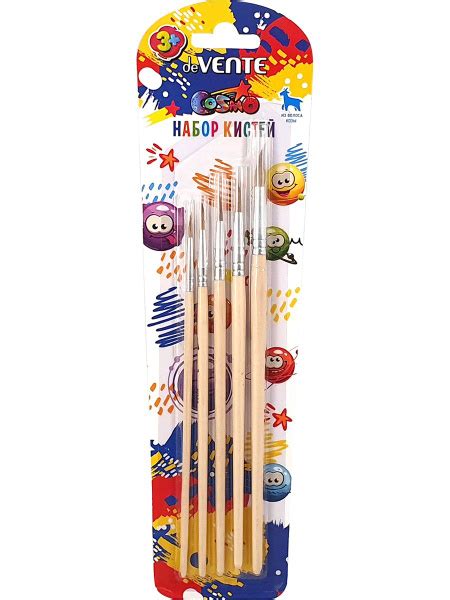 Набор кистей художественных Коза № 1 3 5 7 9 круглые купить на Ozon по низкой цене 1730036211