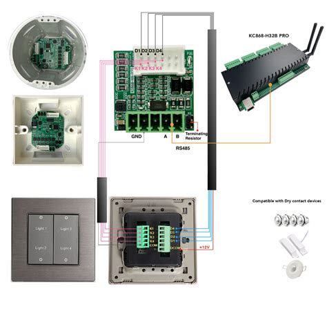 RS485 IO Module KC868 HAv2 Smart Home Automation KinCony