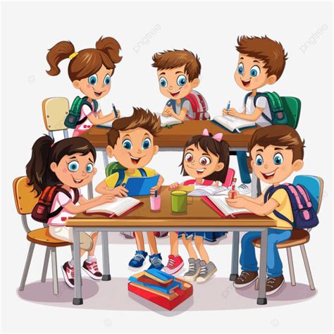 Criancas Da Escola De Clipart Gratis Crianças Escola E Professor Em
